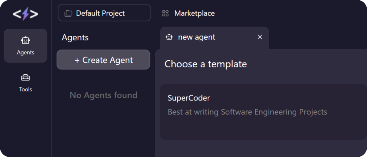 Supercoder A Superagi Agent Template For Coding Projects Superagi