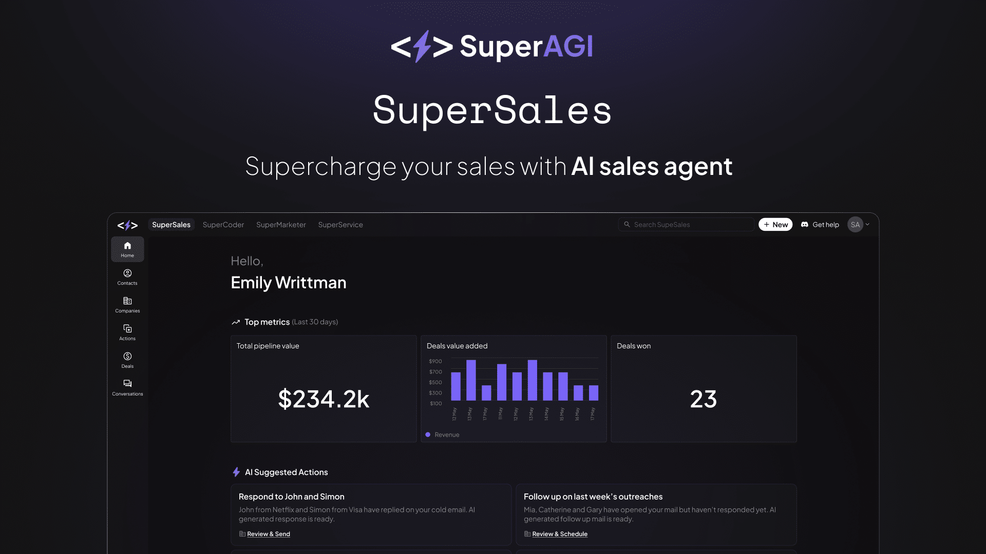 SuperSales - SuperAGI