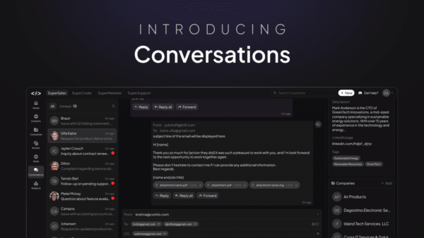 Introducing Conversations - SuperAGI
