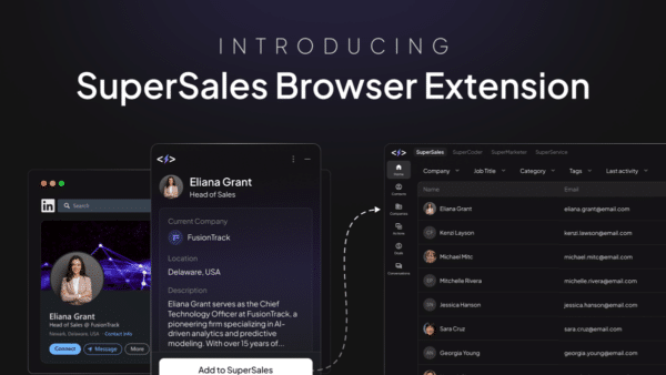 Introducing SuperSales Browser Extension - SuperAGI